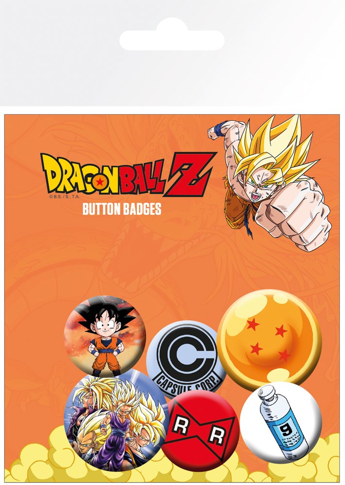 Dragonball Buttons – Otaku Heaven